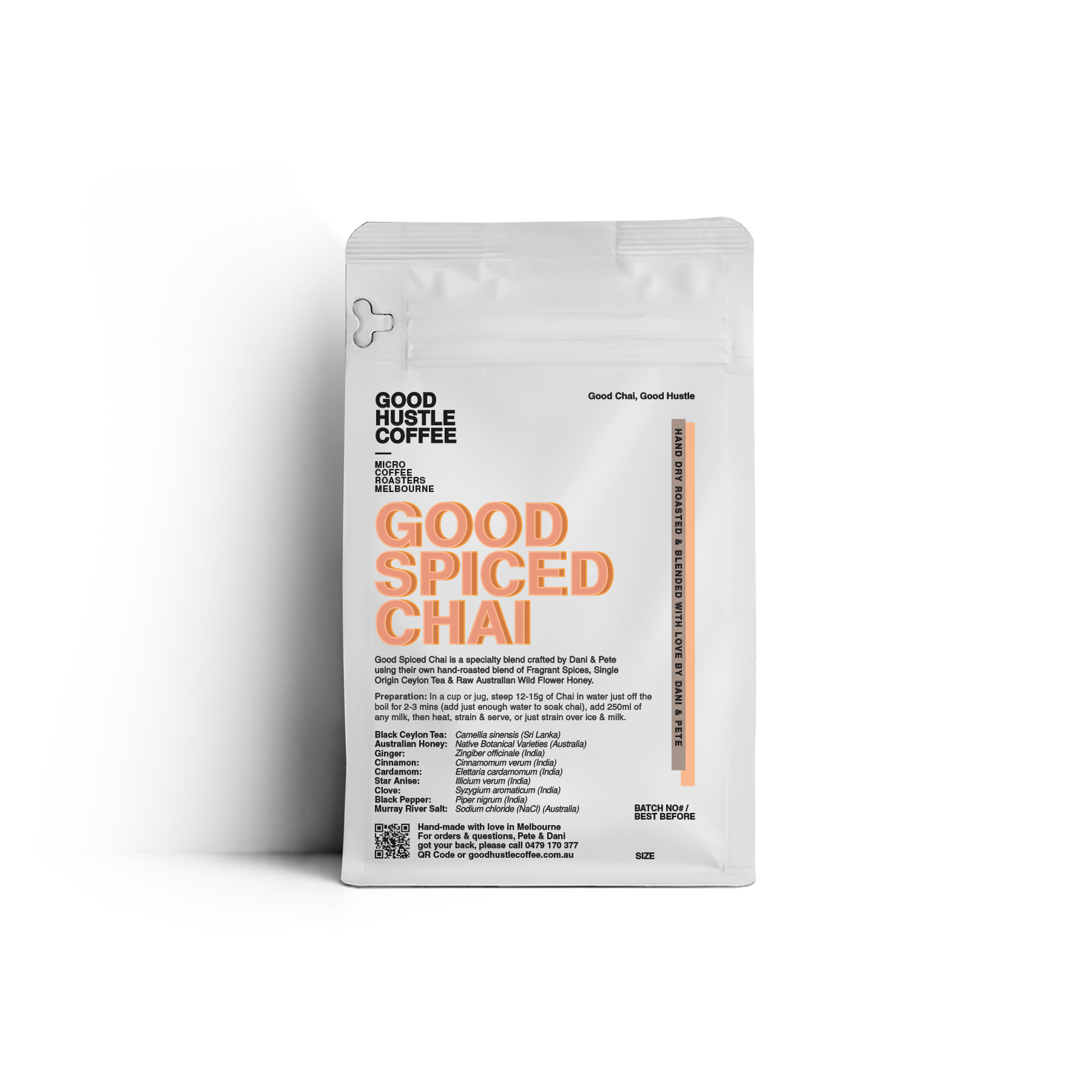 GOOD SPICED CHAI - ROASTED & BLENDED IN HOUSE – GOOD HUSTLE COFFEE ROASTERS